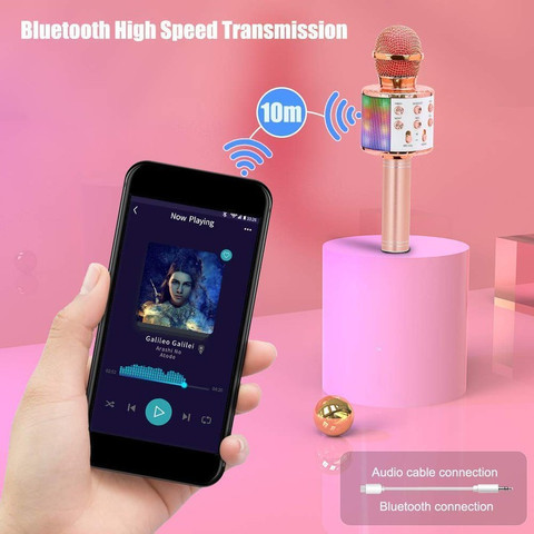 Yuvkarn OD471/ WS858 PLUS Bluetooth Microphone For Youtube color may ...