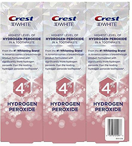 crest toothpaste hydrogen peroxide