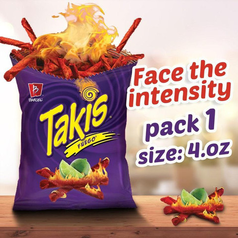 Takis Fuego Chips Extreme Chill and Lime Flavoured Corn (IMPORTED FROM ...