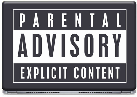 explicit content sign