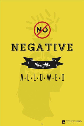 no negative thoughts