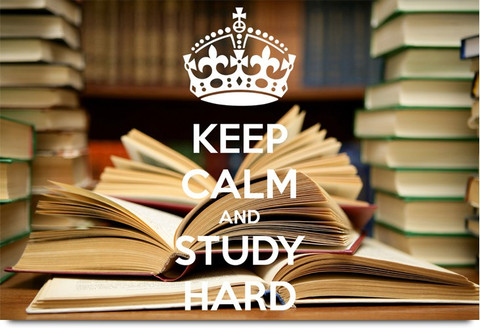 keep calm and study on