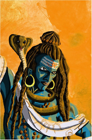 lord shiva angry tandav