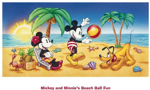mickey mouse beach ball