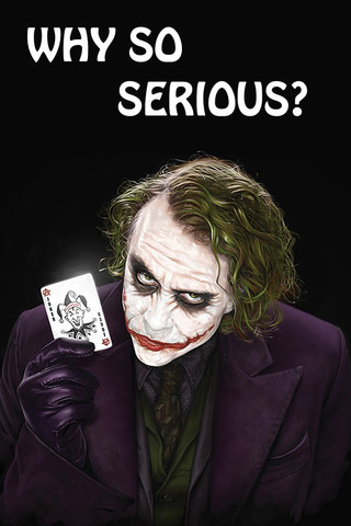 why so serious poster