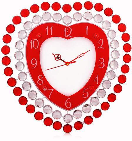 heart shaped clock