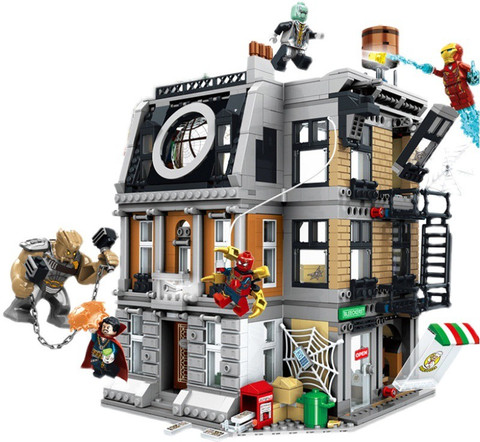 avengers tower building blocks