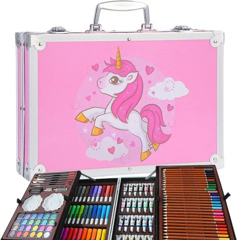 suitcase drawing set