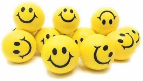 BHRAT Smiley face squeeze sponge ball Foam Ball - Buy BHRAT Smiley face ...