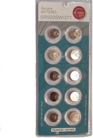 PREMBROTHERS Genuine Titan SR920SW/371 Coin battery Cell (Mostly used ...