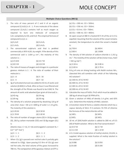 physical chemistry practice problems