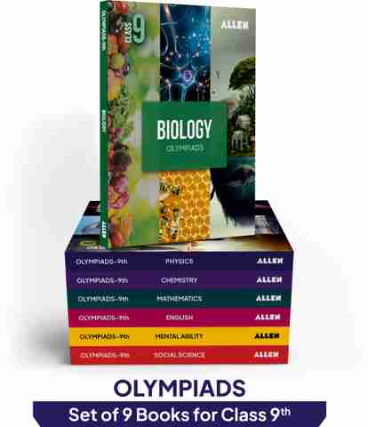 ALLEN Class 9 All-in-One Olympiad Study Material Package -9 Multicolor ...