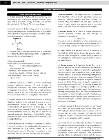 DBT JRF Biotechnology Eligibility Test PYQ Book - 2025 | Unit Wise ...
