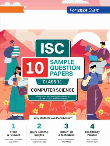 Oswaal ISC 10 Sample Question Papers Class 11 Computer Science For 2024 ...