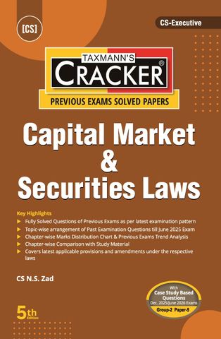 Taxmann's CRACKER COMBO For CS Executive | New Syllabus | Dec. 2025 ...