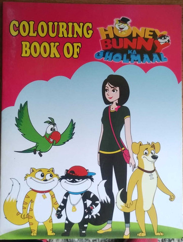 coloring book honey bunny drawing