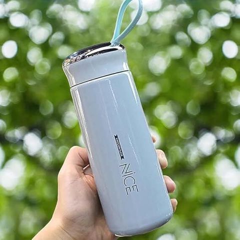 NEXTWAVE ENTERPRISE NICE Vacuum Flask Leak-Proof 400 ml Glass Bottle ...
