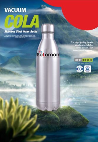 Solomon ® 750 ML Double Wall Vacuum Insulated Stainless Steel Classic ...