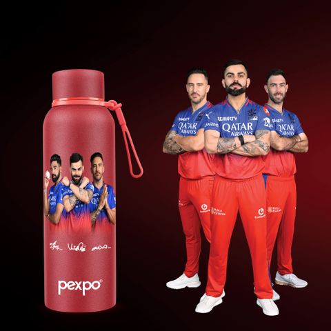 pexpo RCB Sign Edition Hot & Cold ISI Certified|Official Water Bottle ...