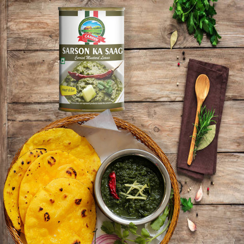 sarson ka saag from can