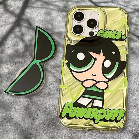 powerpuff bubbles phone case