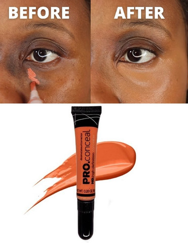 orange makeup corrector