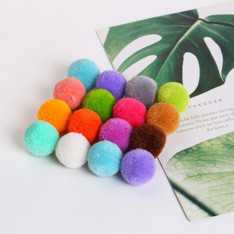 colored cotton balls