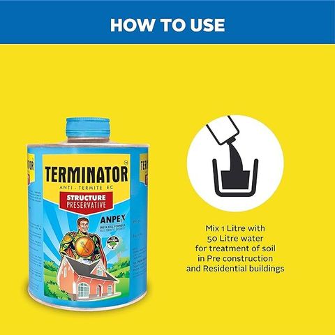 DR FIXIT Terminator Structure Preservative | 5 Litre |Controls Termites ...