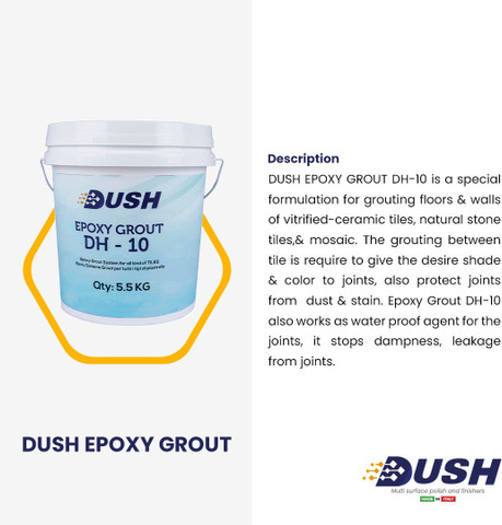 DUSH Epoxy Grout DH-10 For Grouting Floors and All Kind of Tiles ...