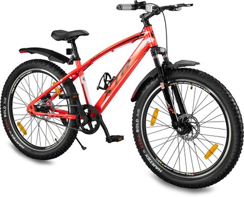 Sheldon XTR Cycle with Dual Disc Brake and Front Suspension Red 26 T ...