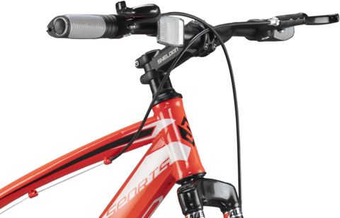 Sheldon XTR Cycle with Dual Disc Brake and Front Suspension Red 26 T ...