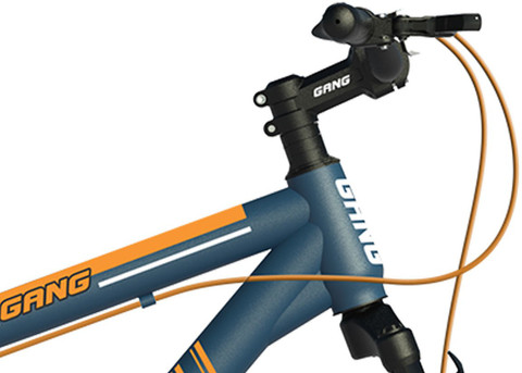 GANG Cycles Fire Front Suspension Dual Disc Brake Single Speed IBC ...