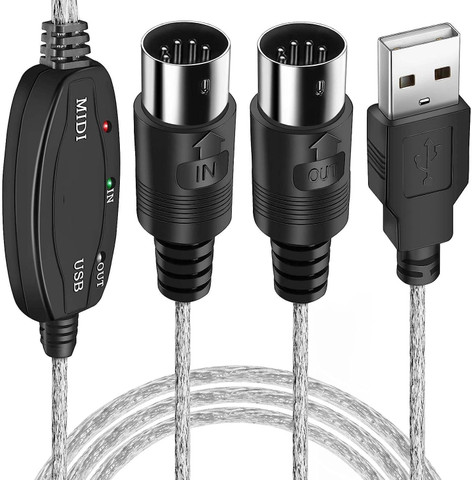 usb midi keyboard cable