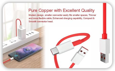 KSD Type C 1 m Best Buy Type C Cable 6A 1 m Warp/Fast Charging Cable ...