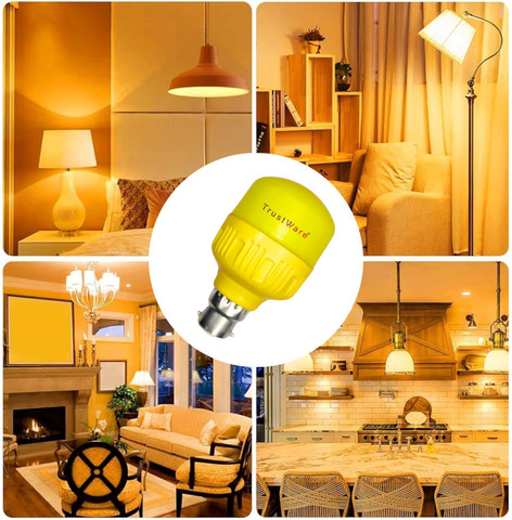 yellow light bulb