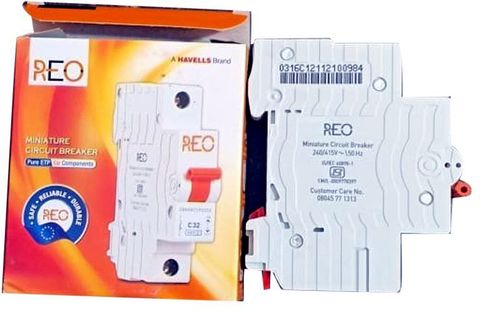HAVELLS Reo B Curve 10Amp DHMXBSPZ010 MCB Price in India - Buy HAVELLS ...