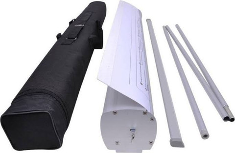 Amving Aluminium Foldable Banner Flex Rollup Standee 3x6 feet Arduino ...
