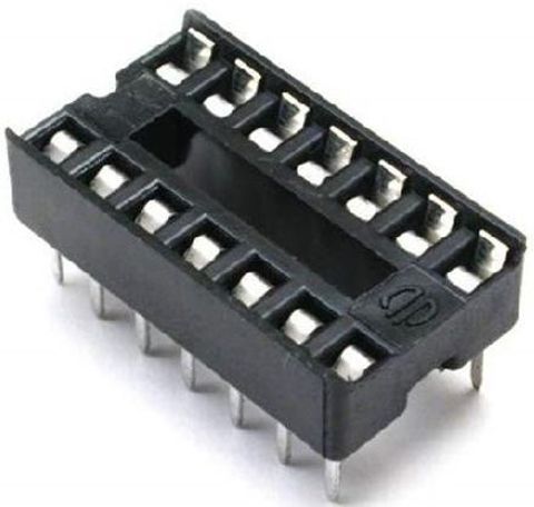 ERHIndia 5 Pcs 4017 IC Decade Counter Divider with 16 Pin IC Base ...