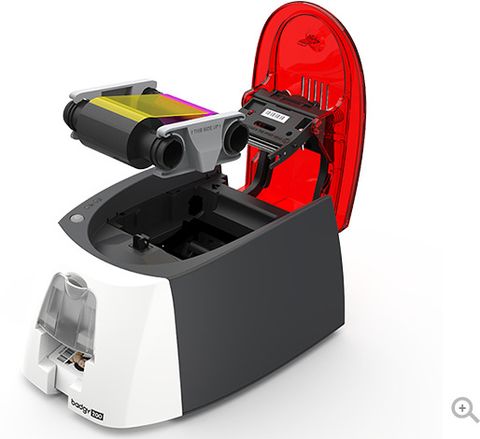 Evolis Badgy 200 PVC Card Photo Single Function Color Thermal Transfer ...