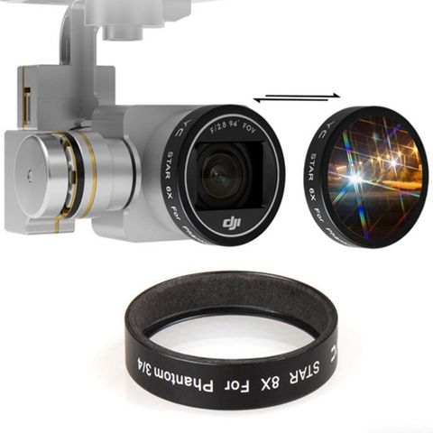 Lyla 4 Line Starlight Lens Filter- for DJI Phantom 3 Series Drone UAV ...