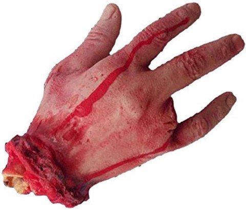 bleeding hand prank