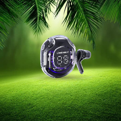 palm tree logo headset