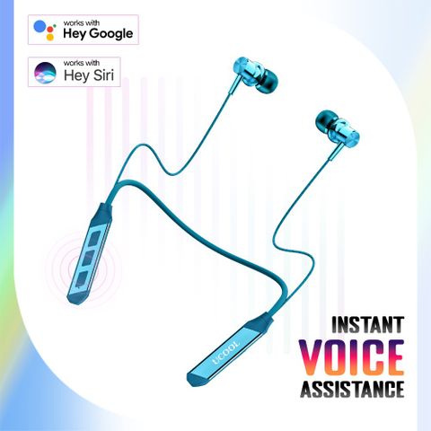Ucool 100 Hours Playtime AI Noise Cancellation Bluetooth Neckband ...