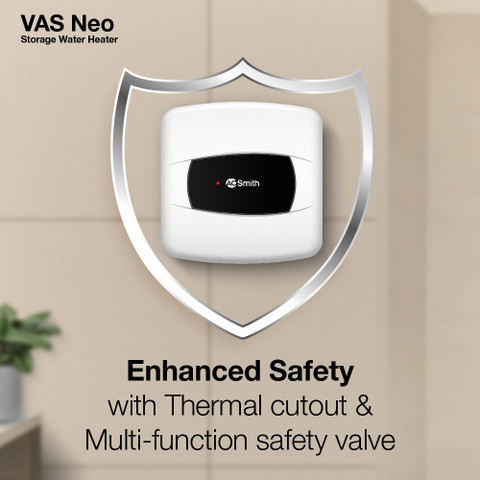 AO Smith VAS-NEO-010 10 L Storage Water Geyser | 2kW | Vertical ...