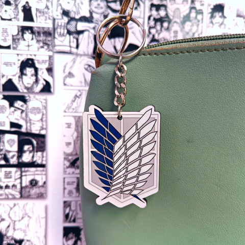 attack on titan keyring