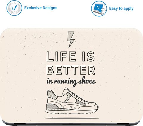 SCOTLON _All Panel_Running shoes_ Vinyl Laptop Skin Compatible for 15.5 ...