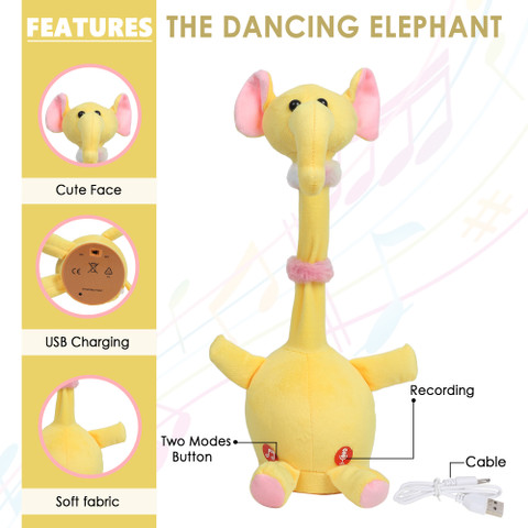 dancing elephant toy