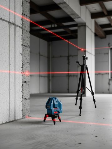 BOSCH GLL 3-15X Line Laser, IP54 15m Self Levelling (Accuracy: ± 0.2 mm ...