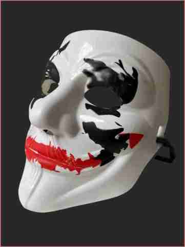 Mask Q Toys Unique Joker Vendetta Hacker Anonymous Mask Code UV392 ...