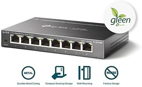 TP-Link 8 Port Gigabit Switch | Easy Smart Managed | Plug & Play ...